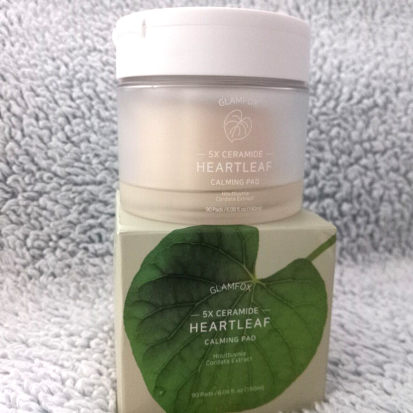 Glamfox | Skincare | Glamfox 5x Ceramide Heartleaf Calming Toner Pad W ...